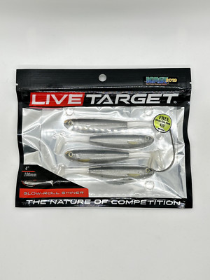 Live Target SlowRoll Shiner Paddletail W/ hook Swimbait Realistic 5 ...