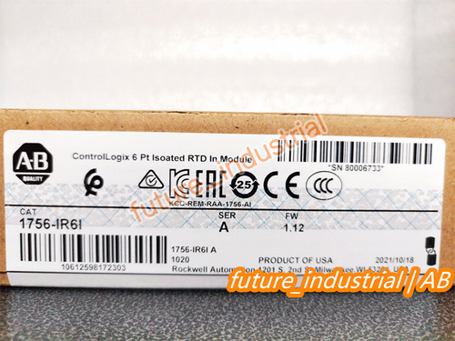 New Factory Sealed 1756-IR6I /A ControlLogix 6 Pt Isolated RTD Module ...