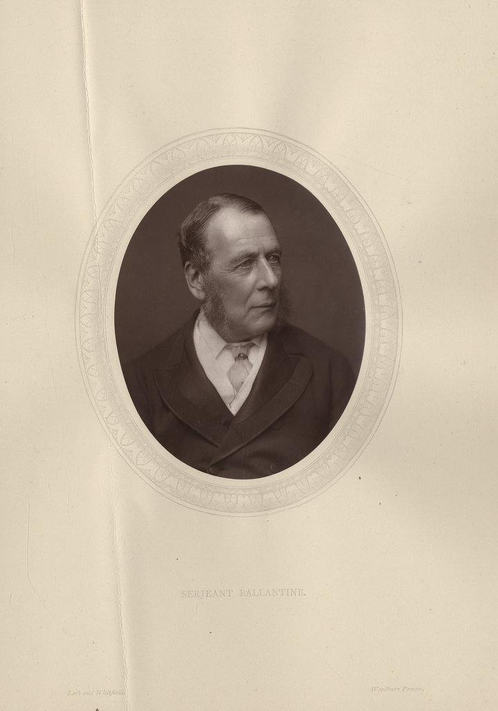 1878 PHOTO WOODBURYTYPE 'MEN OF MARK' SERGEANT WILLIAM BALLANTINE | eBay