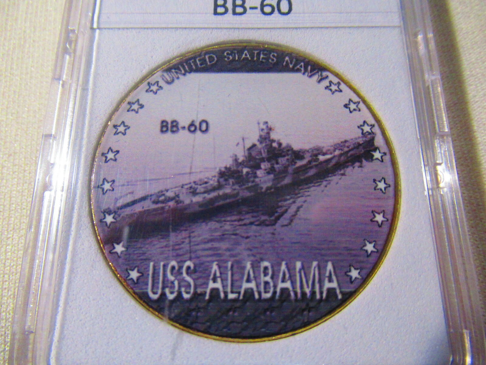 US NAVY - USS ALABAMA / BB-60 Challenge Coin | eBay