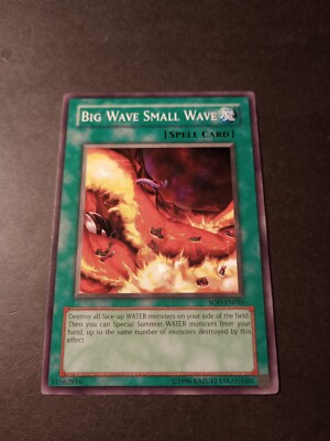 Yu-Gi-Oh! Big Wave Small Wave Common Spell Card SOD-EN046 LP | eBay