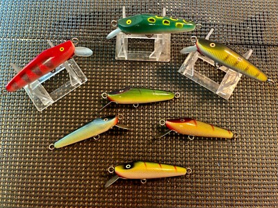 7 Vintage "Runt Style" Salesman Sample fishing lures | eBay