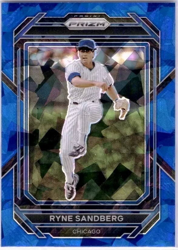 Ryne Sandberg 2023 Panini Prizm Blue Ice Prizm No.111 Chicago Cubs | eBay