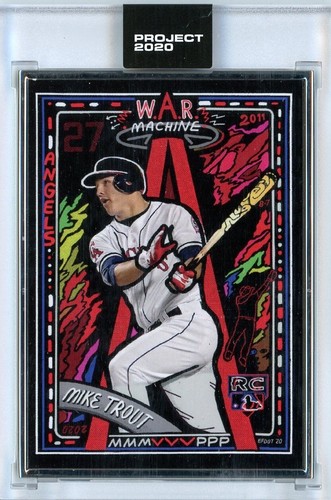 TOPPS PROJECT 2020 - MIKE TROUT - EFDOT AP 09/20 Silver Frame #227 | eBay