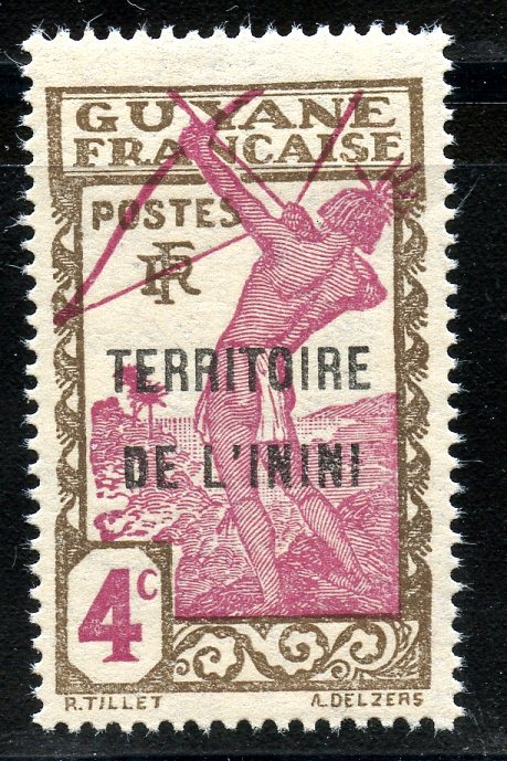 STAMP / TIMBRE COLONIES FRANCAISES / TERRITOIRE DE L'ININI N° 3 ** | eBay