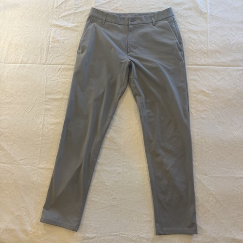 Lululemon ABC Commission Pants Mens 32x30 Gray Stretch Golf Travel ...