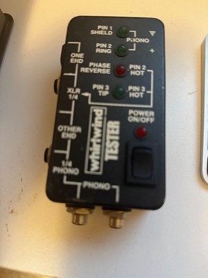 Whirlwind Tester - Audio Cable Tester | eBay