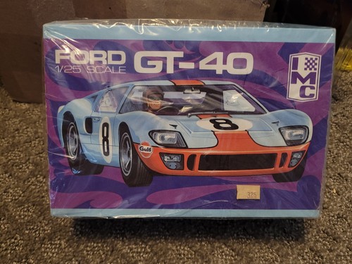 Vintage IMC Ford GT-40 Open Box unbuilt kit#110. 1/25 | eBay