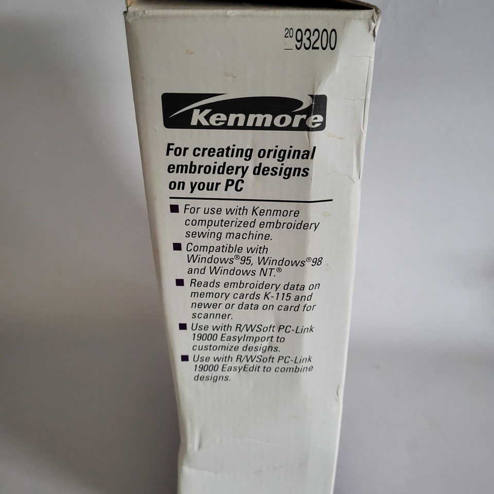 Kenmore R/W 19000 Computerized Embroidery Sewing Machine Data Reader ...