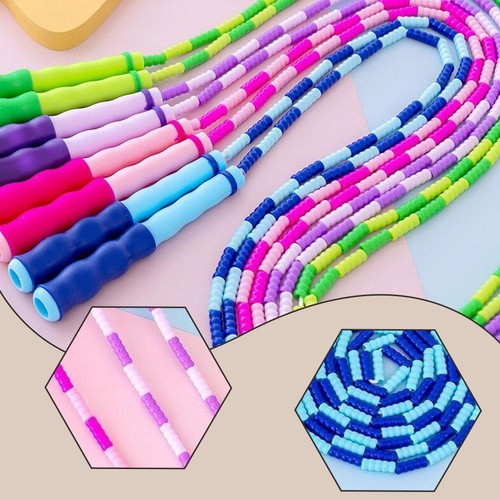 Tug Jump Bamboo Skipping Rope Segmented Ropes Kids Fitness New Toddler ...