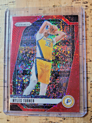 2024-25 Panini Prizm Sparkle Pack - Myles Turner #115 Red Sparkle Prizm ...