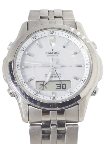 Casio Lineage Lcw-100T Radio Solar Titanium Men'S Watch Working Body ...