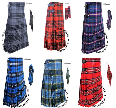 Scottish Clan Kilts Patterns
