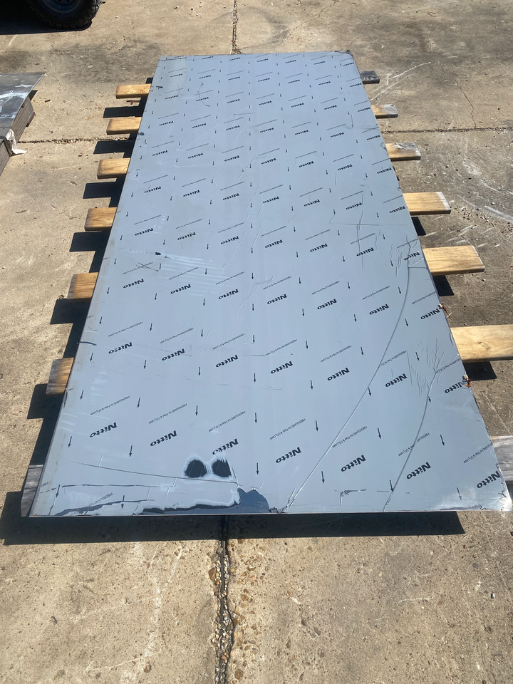 Stainless Steel Sheet, 304 SS, #3/#4 POL, 0.0625” x 48” x 120” (New) | eBay