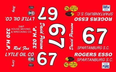 #67 David Pearson Rogers Esso 1959 Impala 1/24th - 1/25th Scale ...