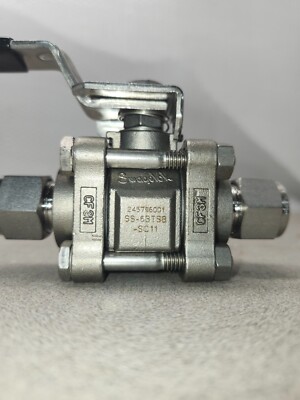 NEW SWAGELOK STAINLESS STEEL BALL VALVE SS-63TS8-SC11 | eBay