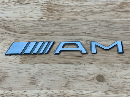 Mercedes AMG Emblem C CL CLK CLS E ML S SL SLK CLASS Rear Trunk Chrome ...