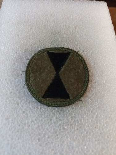 Patch armée us 7th INFANTRY DIVISION Green original | eBay