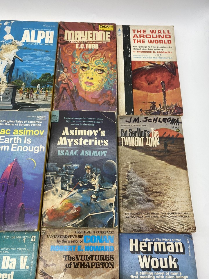 Lot of 12 Vintage Sci-Fi Paperback Books Instant Collection Set | eBay