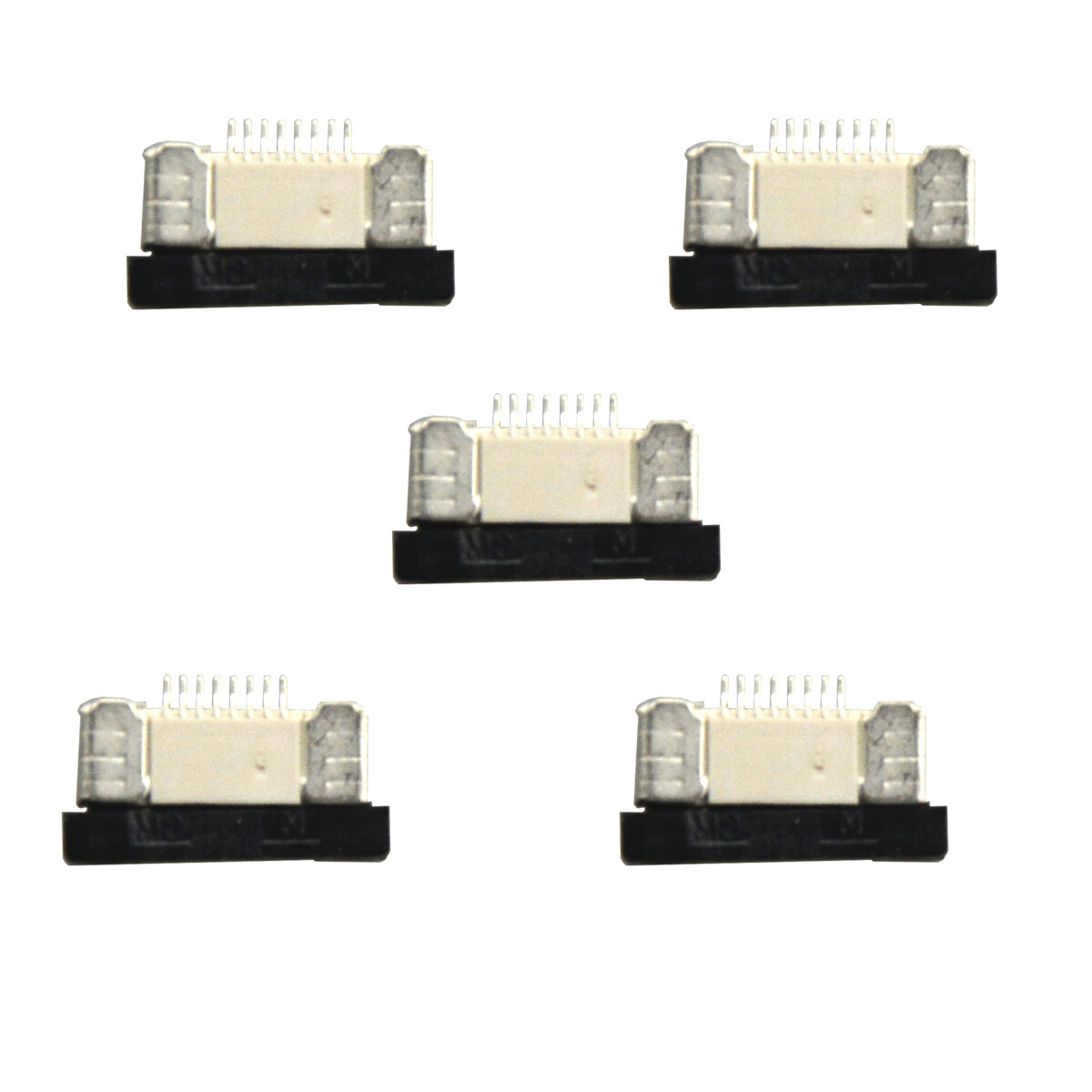 4P 6P 8P 10P 12P 14P 15P 16Pin 1mm Flat Cable FFC FPC Bottom Contact ...