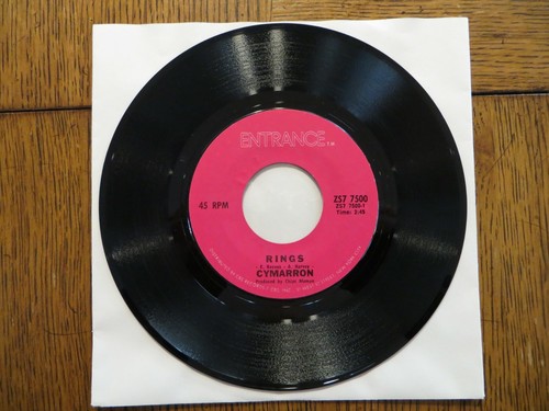 Cymarron – Rings / Like Children - 1971 - Entrance ZS7 7500 7" Single ...