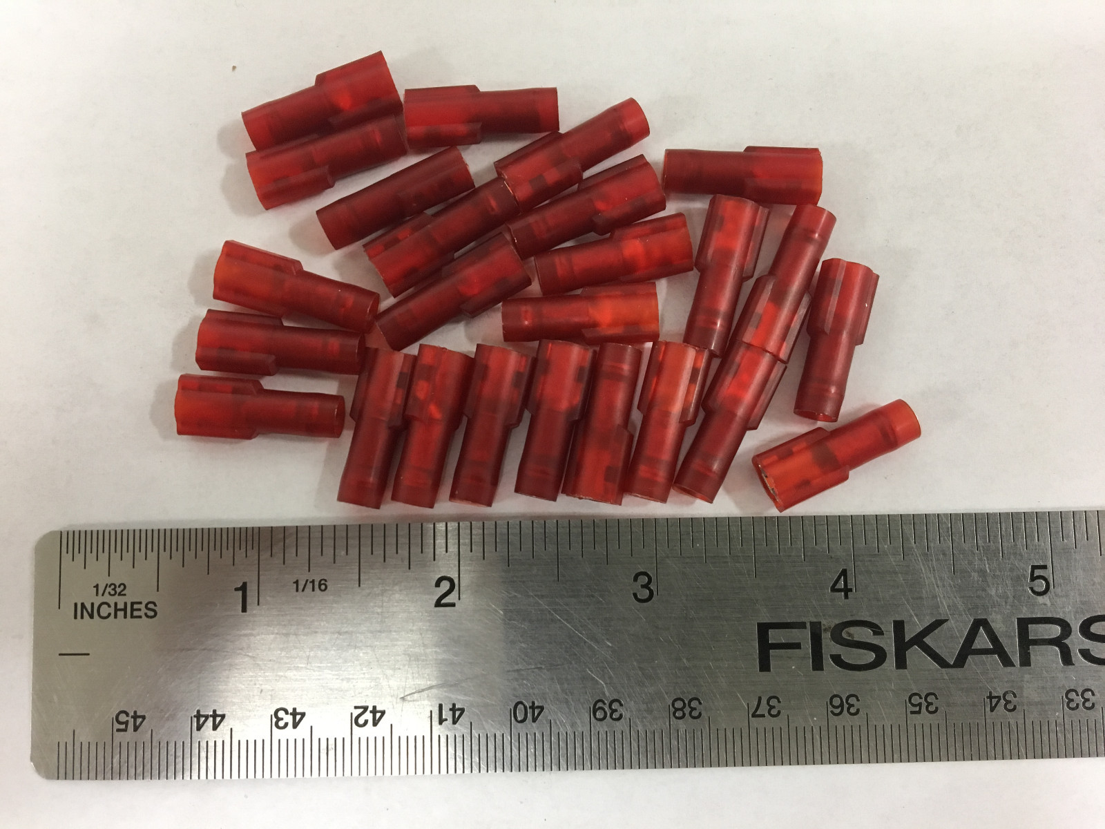 (Bag Of 25) 3M 71F-187-20-NBL Quick Disconnect Terminal Female Red 22 ...