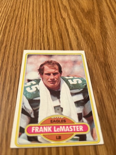 1980 Topps Frank LeMaster Philadelphia Eagles 112 Free Shipping | eBay