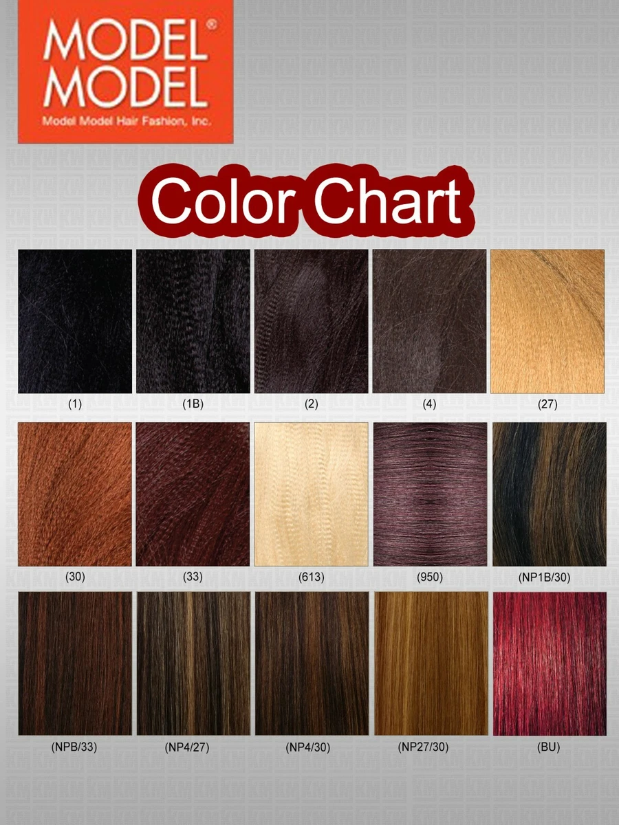 Weave Hair Color Chart