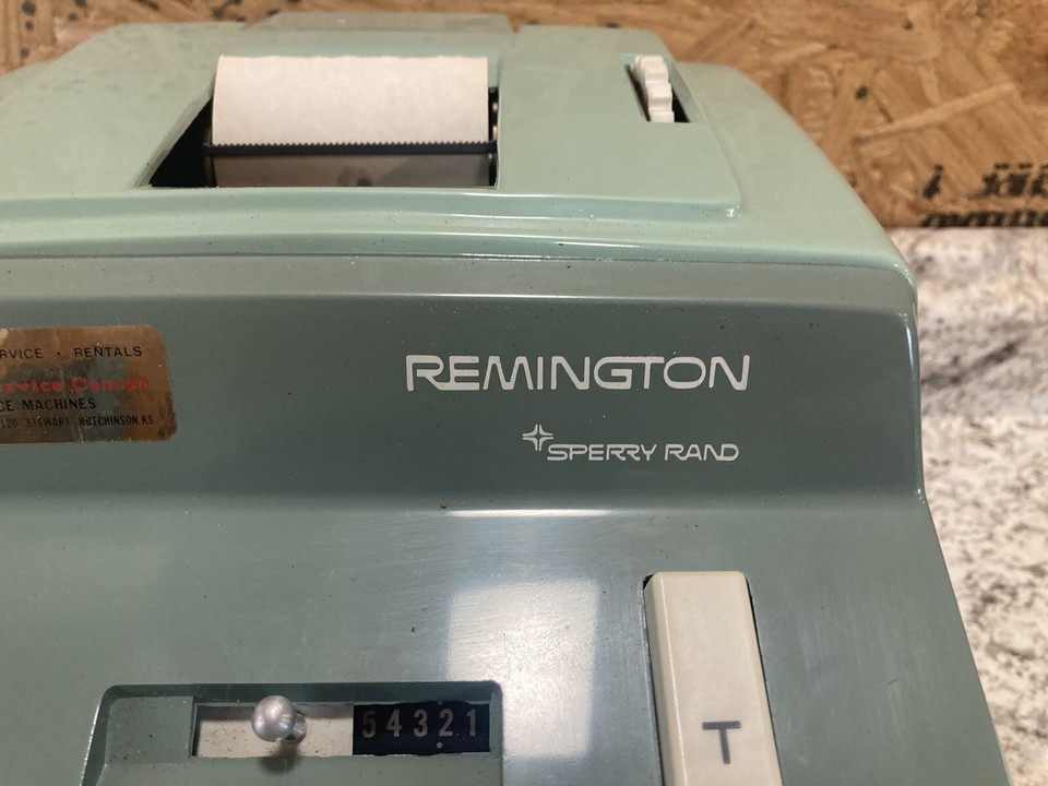 Remington Sperry Rand 103 Clary Adder Adding Machine Electric Original ...