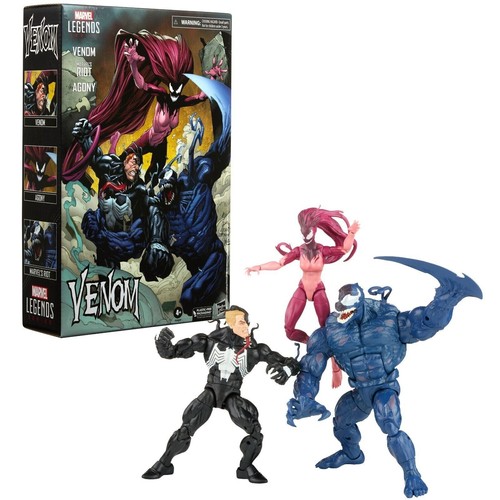 Hasbro Marvel Legends Venom Marvel's Riot & Agony 3-Pack Action Figure ...