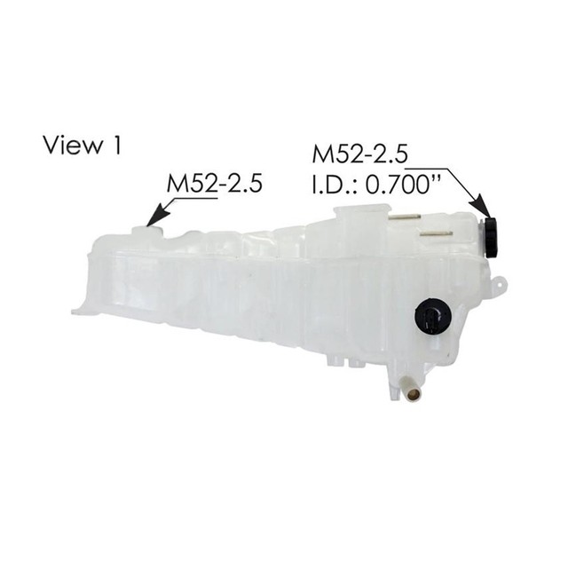 Coolant Reservoir Freightliner 575.1014 A05-28531-000 A0528531002 ...