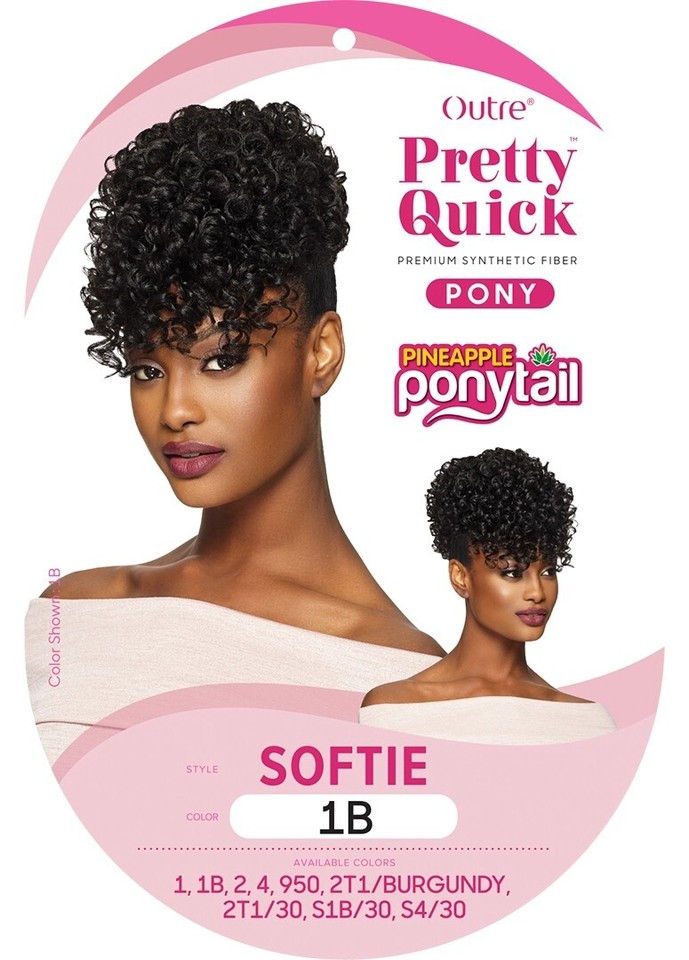 OUTRE SYNTHETIC HAIR TIMELESS PINEAPPLE PONYTAIL - SOFTIE COLOR S4/30 ...