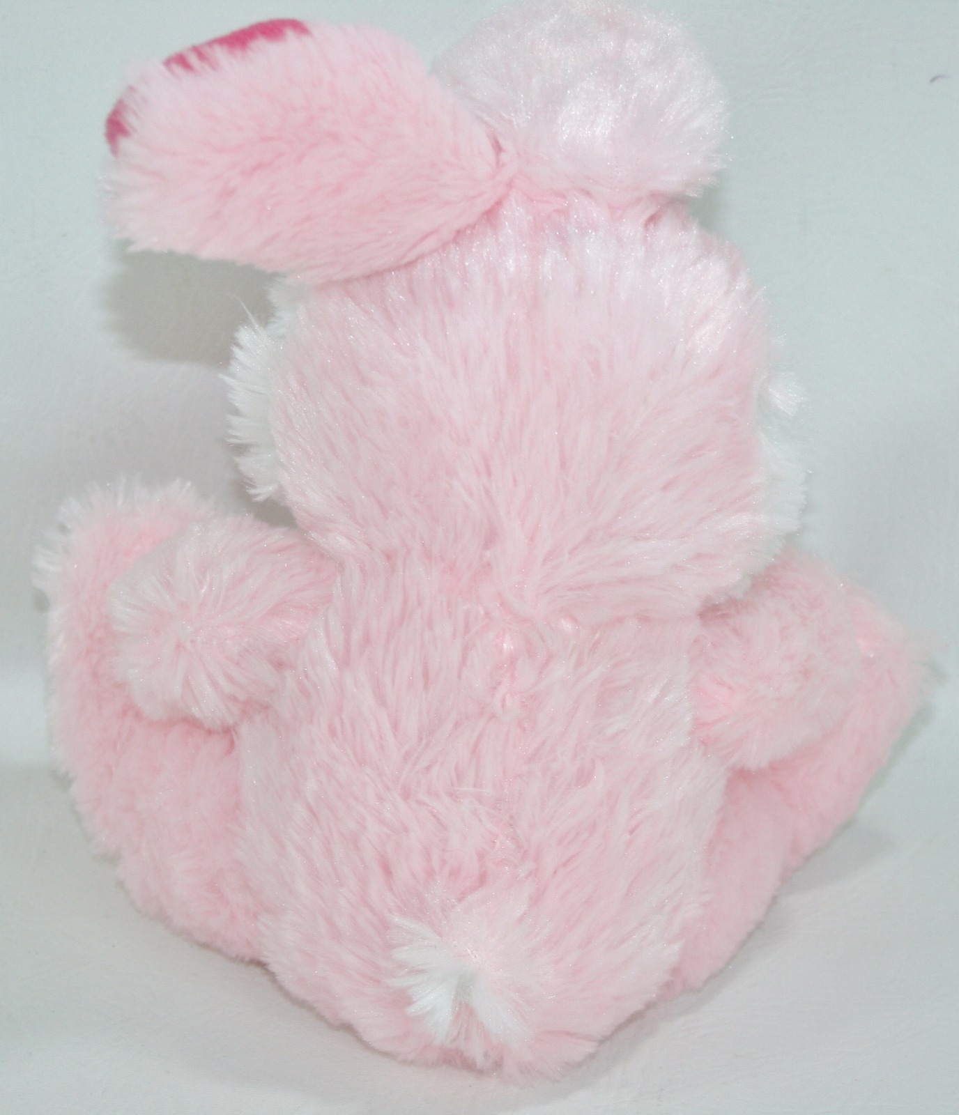 Hug & Luv Bunny Rabbit Pink Polka Dots Plush Stuffed Animal Lovey Soft ...