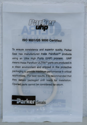 NEW Parker 2-326 FF350 Parofluor Ultra 2-326/75 White O-Ring ASM PN:60 ...