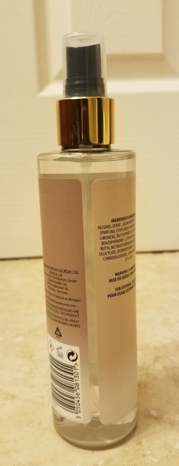 JLove by JLo Fragrance Mist 8 fl oz Perfume Body Spray Jennifer Lopez ...