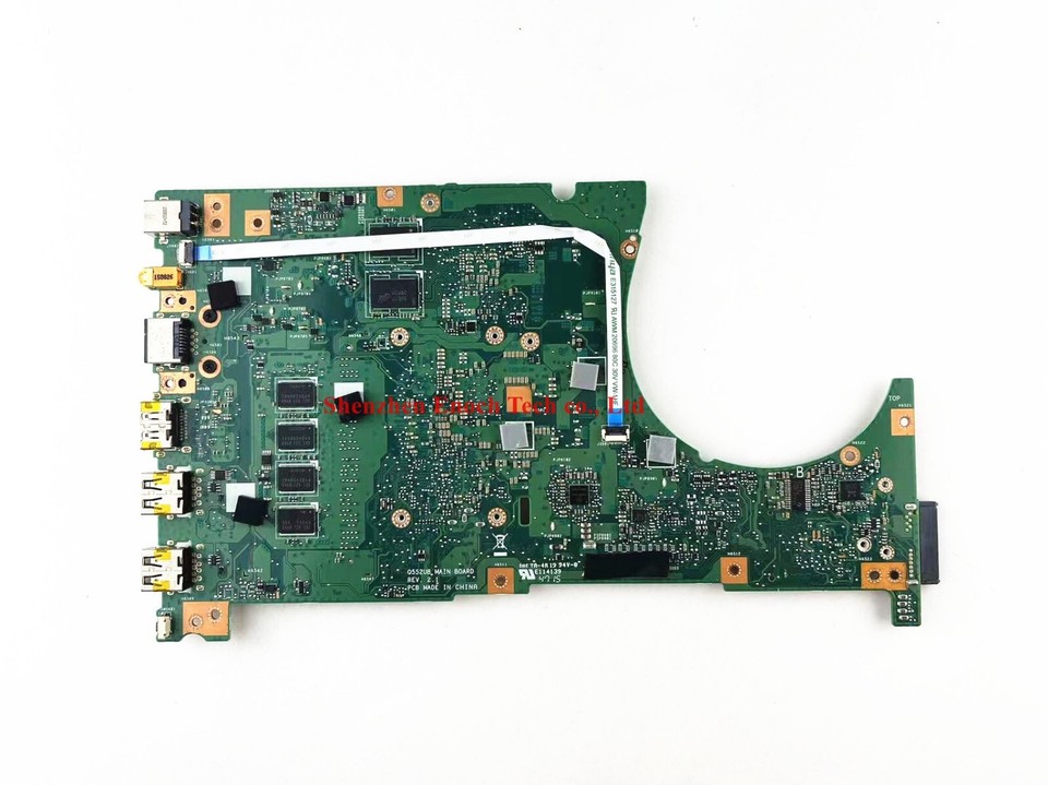 For ASUS Q552UB MAIN BOARD 60NB0A90-MB1040 4GB I7-6500U GT940M/2G ...