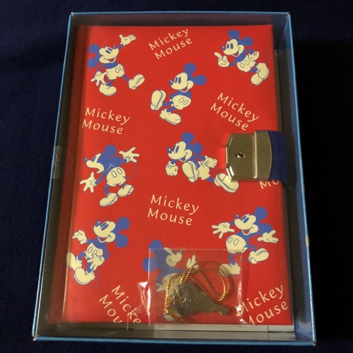 Super Rare Disney Mickey Mouse Keyed Diary Book New Unused | eBay