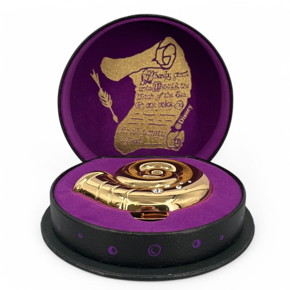 Besame Disney Villains Ursula's Shell Compact with Highlighter Little ...