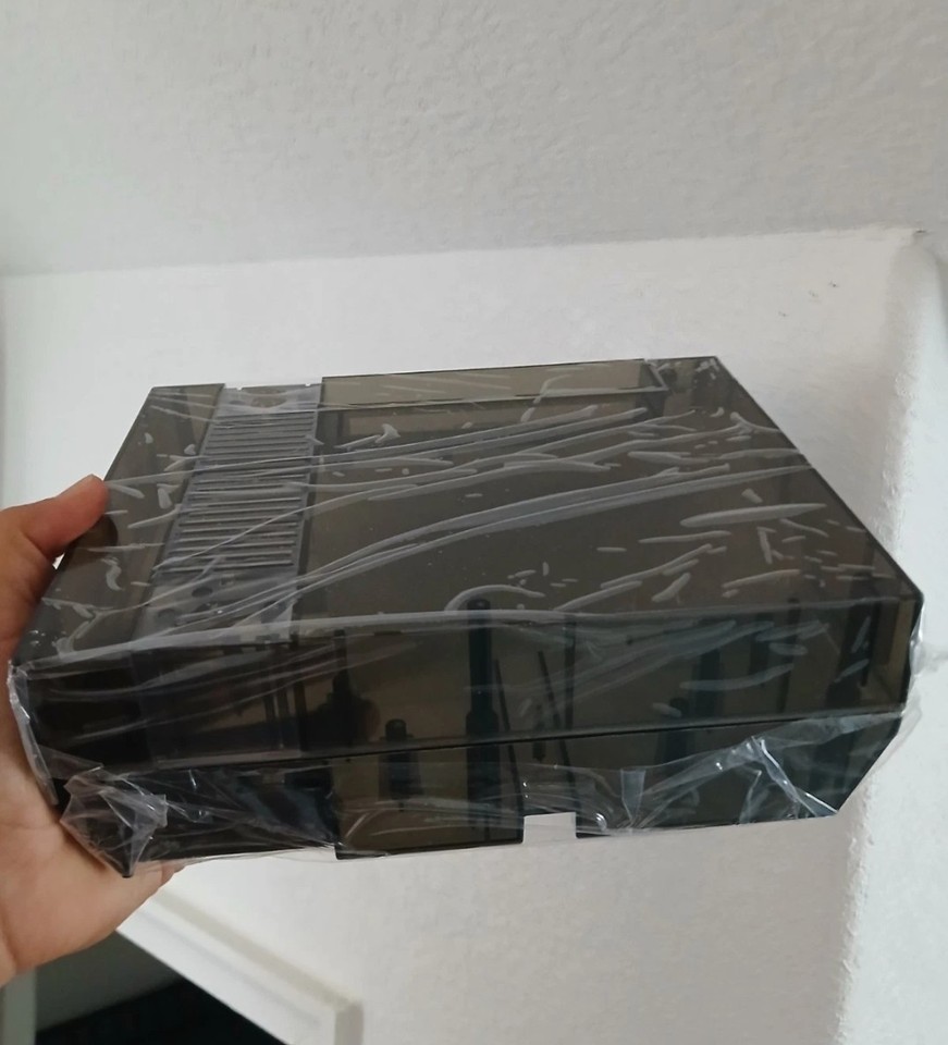 NES Nintendo Housing Replacement Shell Clear Black Transparent No Logo ...