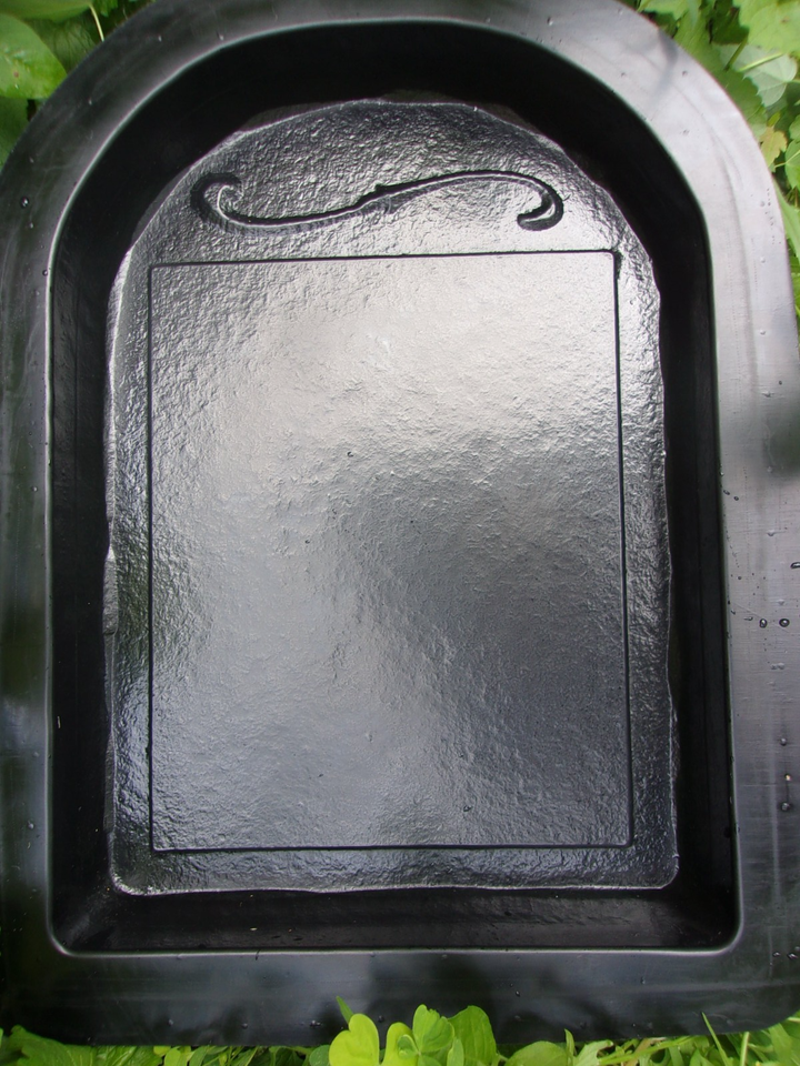 Memorial Tombstone mold plaster concrete casting mould 13.5"H x 10" W x ...
