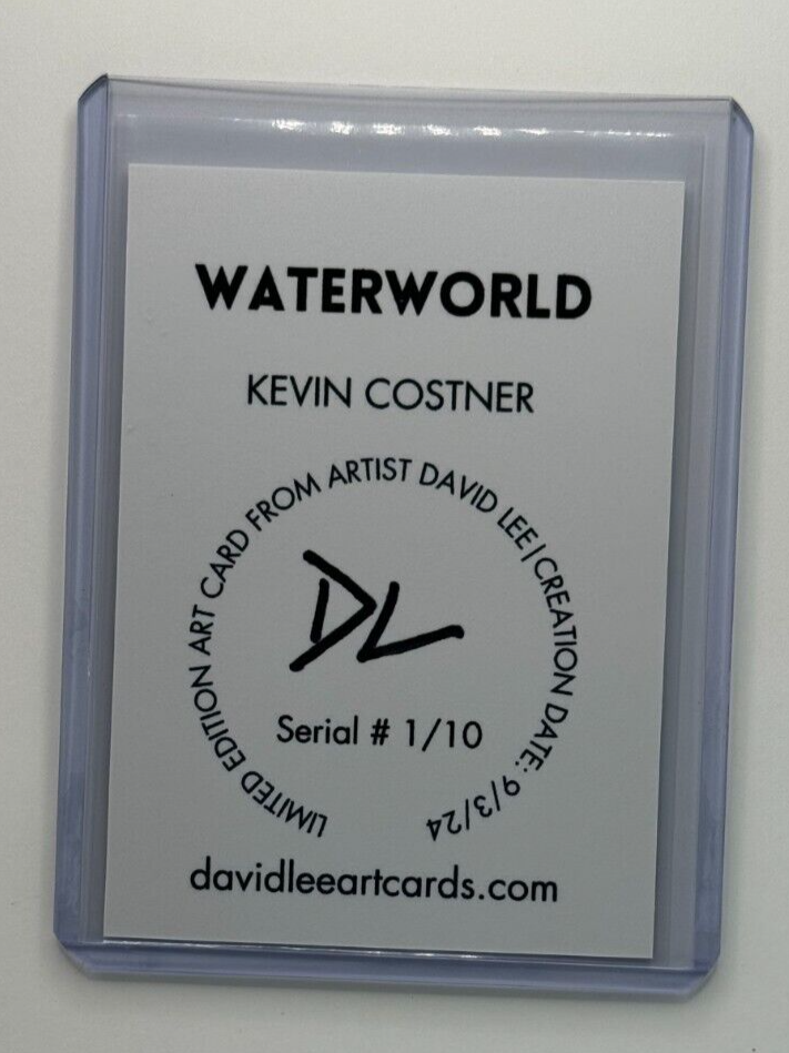 Waterworld Limited Edition Artist Signed Kevin Costner Trading Card 1/ ...