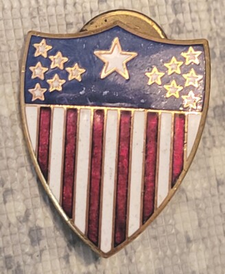 Army Officer's Collar Pin: Adjutant General Corps - WWII era, pin back ...