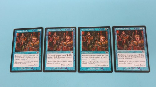 4x HERMETIC STUDY URZA'S SAGA PLAYSET MAGIC THE GATHERING MTG NM ...