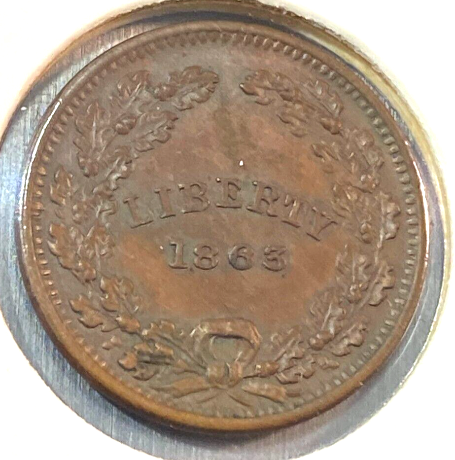 1863 Liberty/Union Patriotic CWT F-236/426a Nice Original Borderline ...