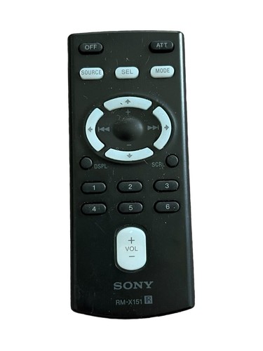 Genuine Sony RM-X151 Car Stereo Remote Control (2b) | eBay