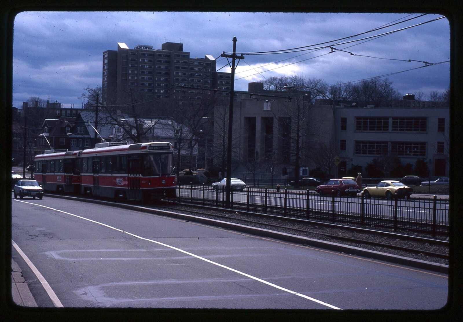 Trolley Slide - Boston MBTA #4027 UTDC CLRV Streetcar 1980 Commonwealth ...