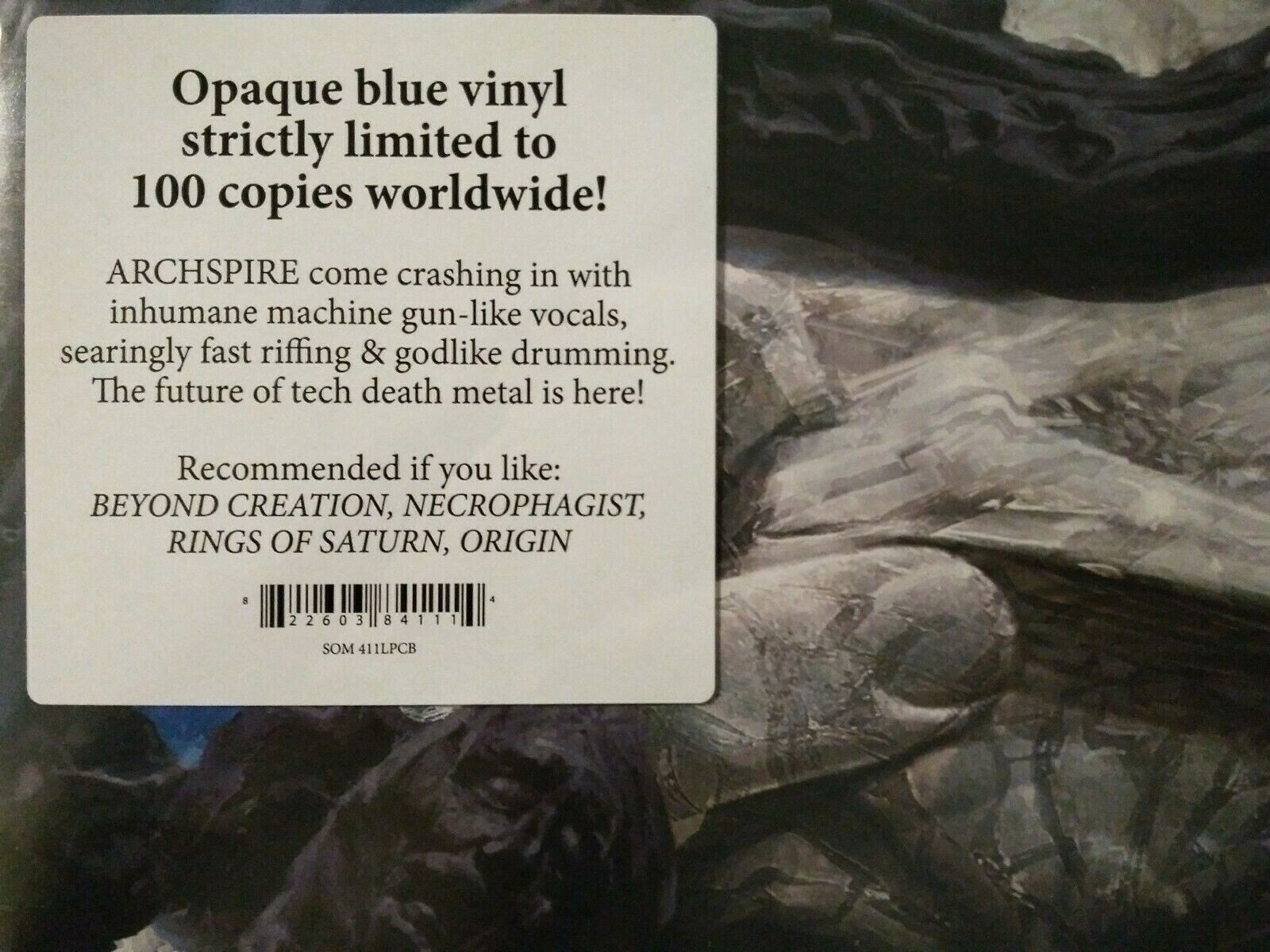 ARCHSPIRE – Relentless Mutation – BLUE LP (LTD 100) – 1st press vinyl ...