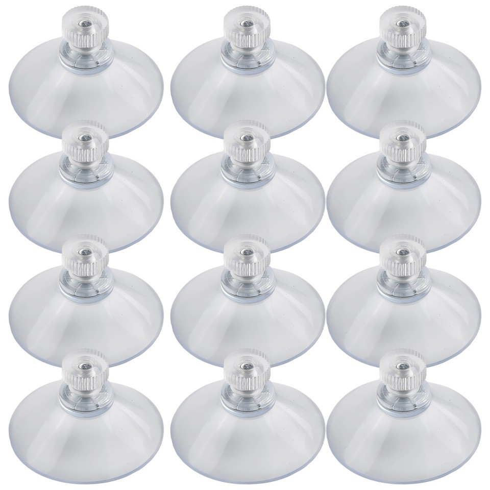 Screw Hooks Glass Sucker Hooks Storage Suction Pads Hooks Glass Sucker ...