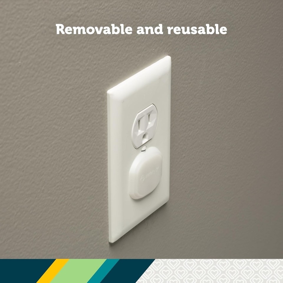 Safety 1st Electrical Outlet Baby Proof Covers, Secure Outlet Plugs ...