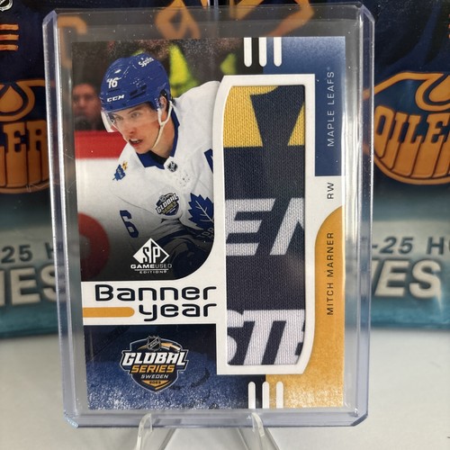 Mitch Marner 24-25 Game Used. Jersey From Global Series In Sweden ...